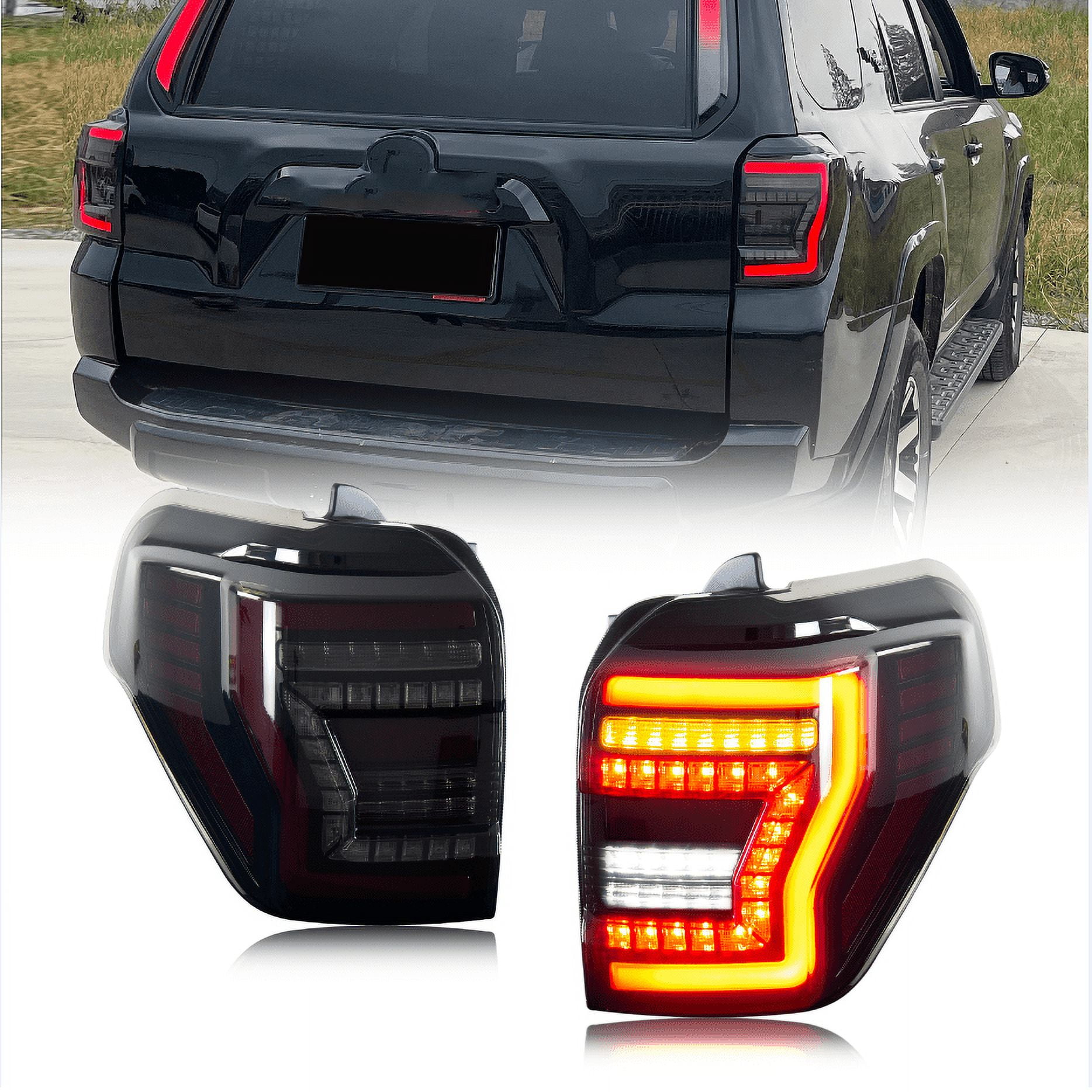 LED Tail Lights for Toyota 4Runner 2010-2024 Animation Sequential Rear ...