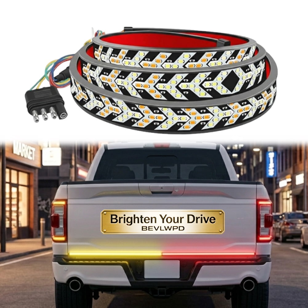 LED Tailgate Light Strip, Turn Signals and Driving and Reversing Lights ...