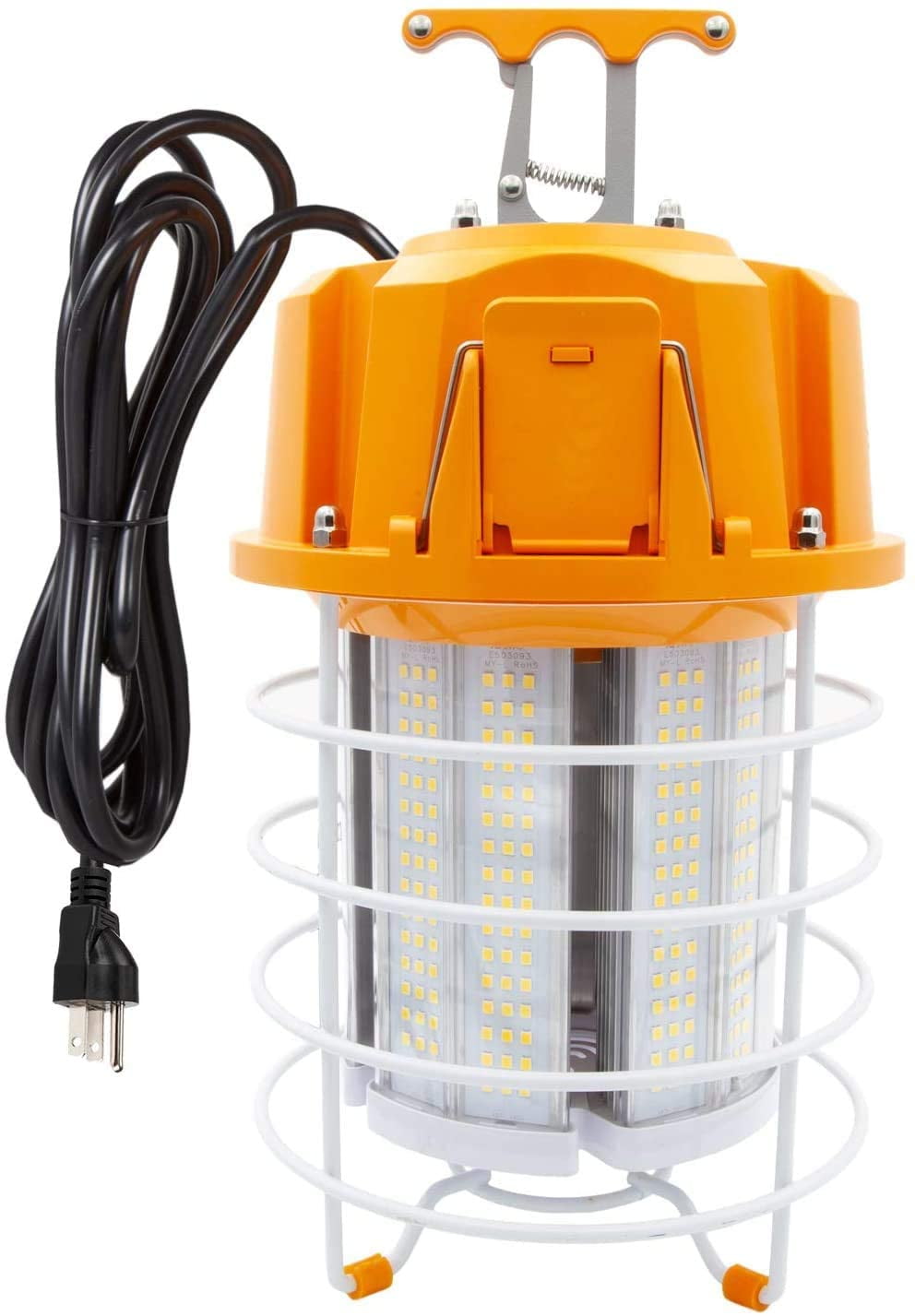 LED Temporary Work Light Fixture, 100 Watt 12,500 Lumens Daylight 5000K ...