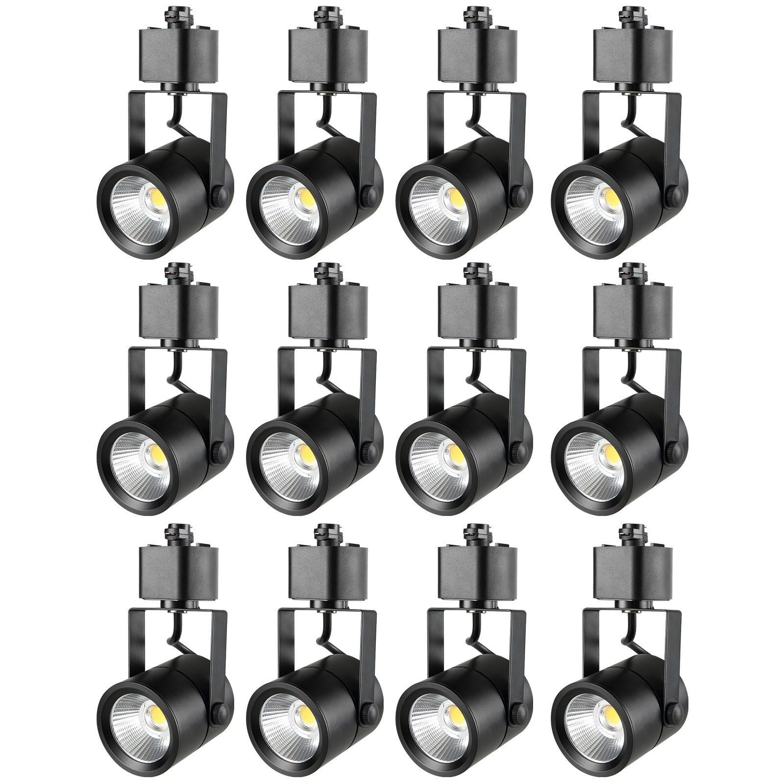 LED Track Lighting Heads, 6.5W 3000K 470lm Warm White, Dimmable H Type ...