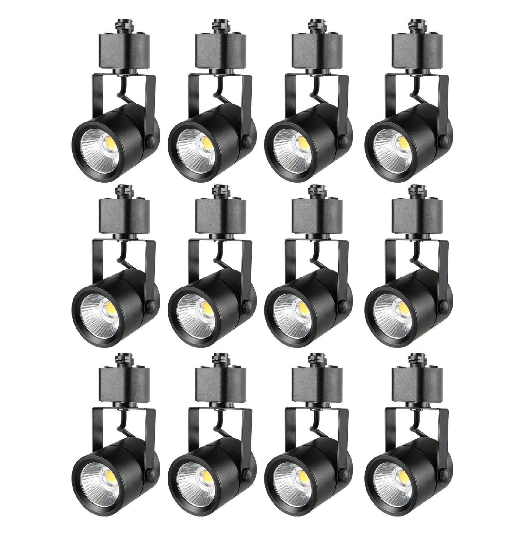 LED Track Lighting Heads, 6.5W 3000K 470lm Warm White, Dimmable H Type ...