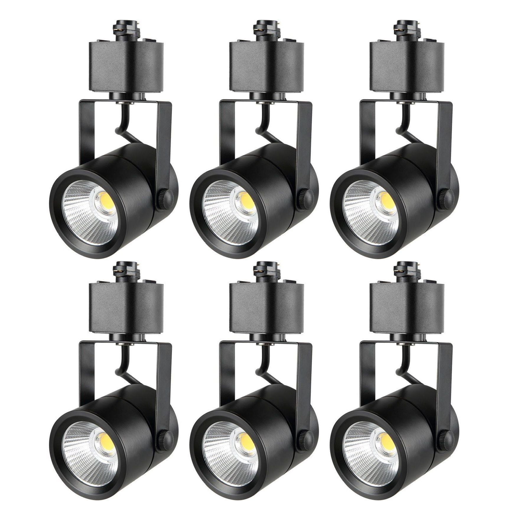 LED Track Lighting Heads, 6.5W 3000K 470lm Warm White, Dimmable H Type ...
