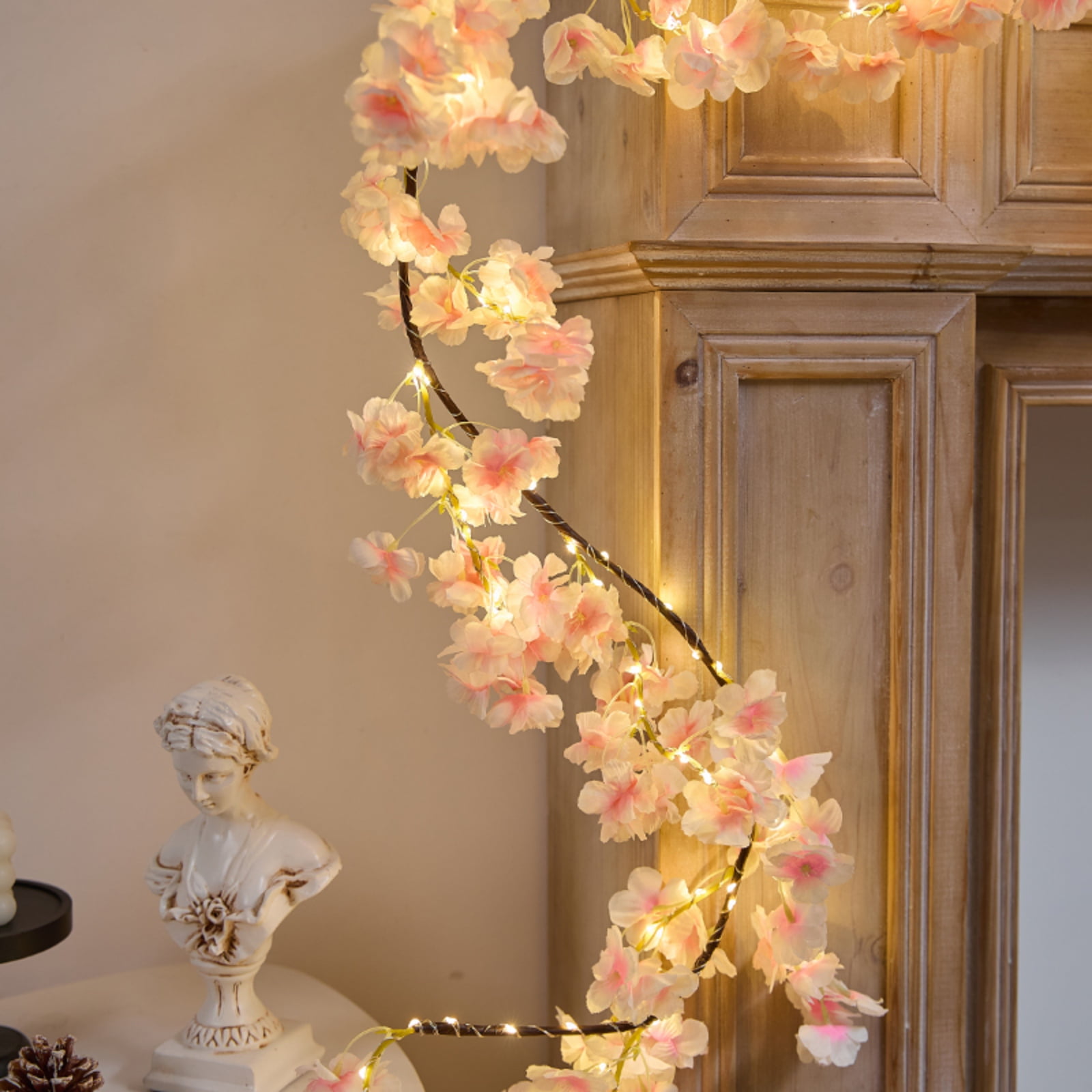 LED Tree Branch Lights for Wall Cherry Blossom Lights Vine Lights with Remote and 8 Lighting ...