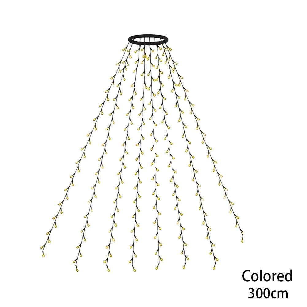 LED Tree Top Light with Ring Waterfall Design, USB Christmas Tree Light ...