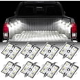 LED Truck Pickup Bed Light Kit, 48 White LED Waterproof Universal ...