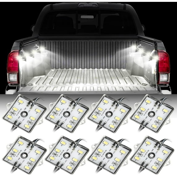 LED Truck Pickup Bed Light Kit, 48 White LED Waterproof Universal ...