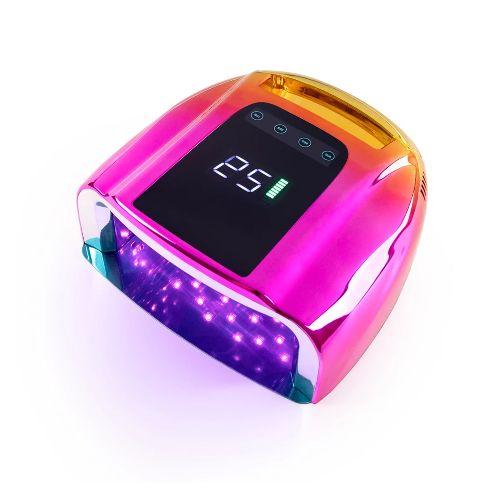 LED UV Nail Lamp 96w Cordless LED Nail Lamp Rechargeable Battery Cure ...