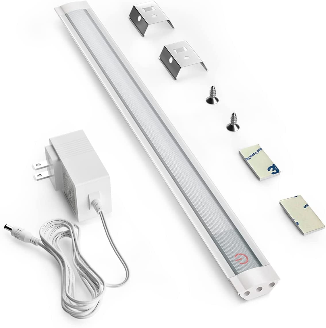 LED Under Cabinet Lighting, 3 12" LED Light Strips Kit, Cool White 630 ...
