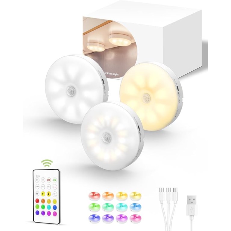 Remote Controlled Battery Operated Under Cabinet Lighting Stick On