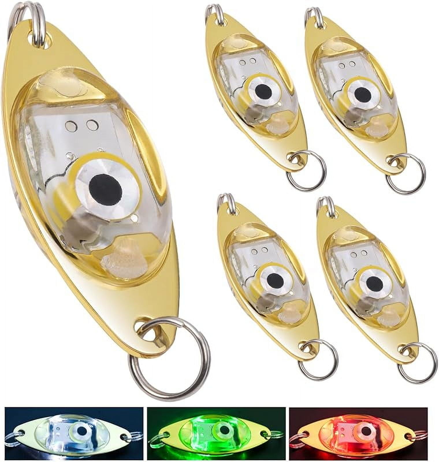 LED Underwater Fishing Lures，LED Lighted Bait Flasher，Deep Drop Fishing ...