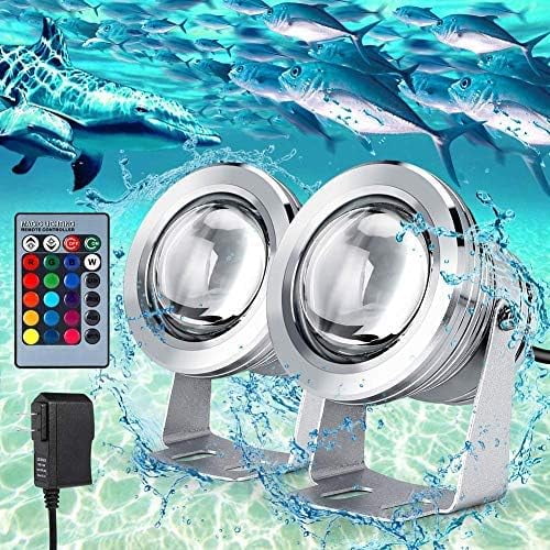 LED Underwater Lights IP68 Submersible Spotlight Color Changing ...