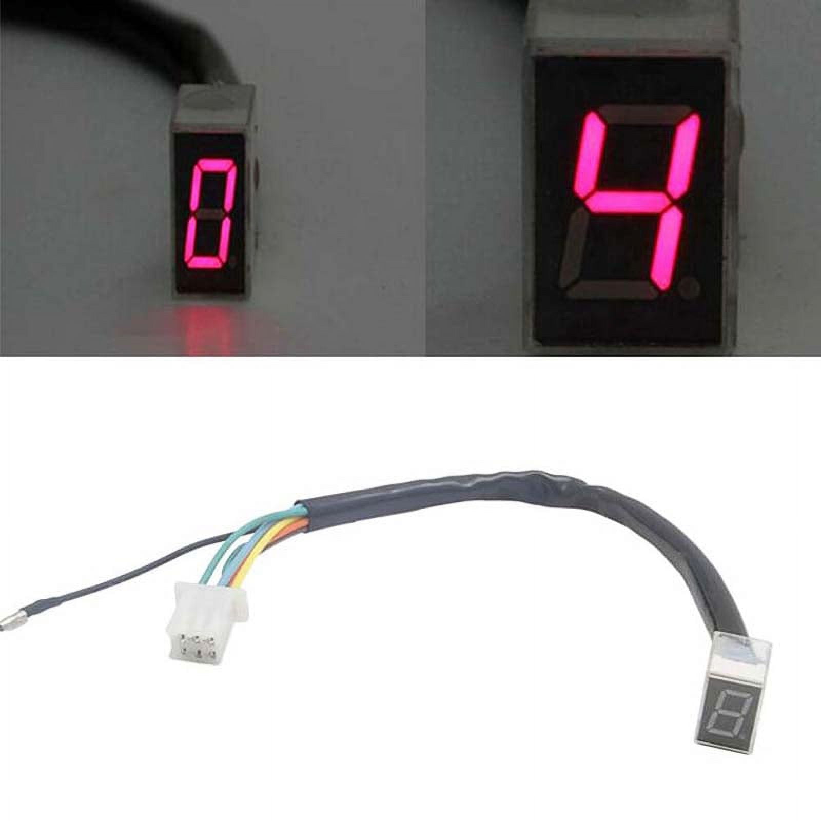 LED Universal Digital Gear Indicator Motorcycle Display Shift Lever ...