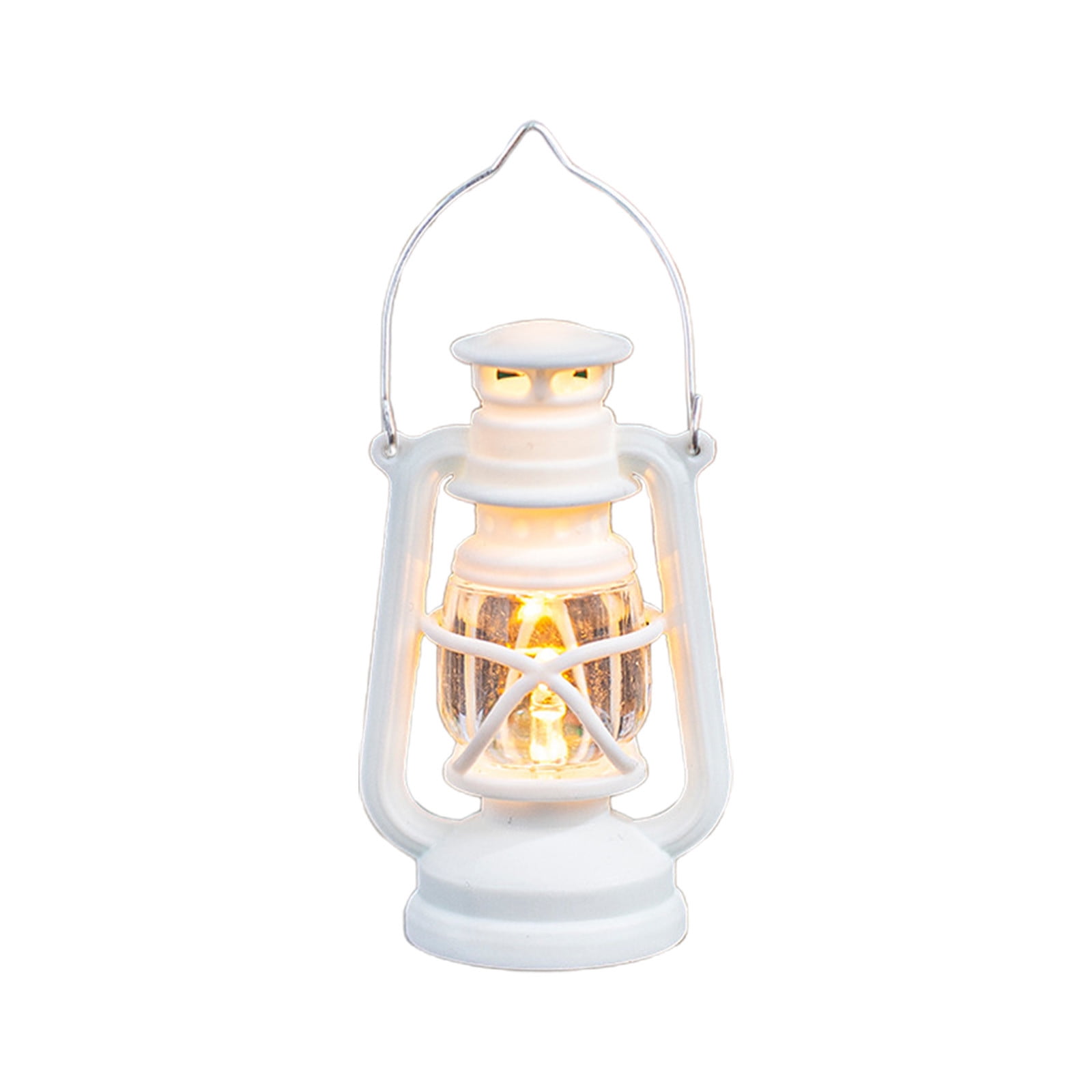 LED Vintage Lanterns Battery Operated Lantern Warm White Old Hurricane ...