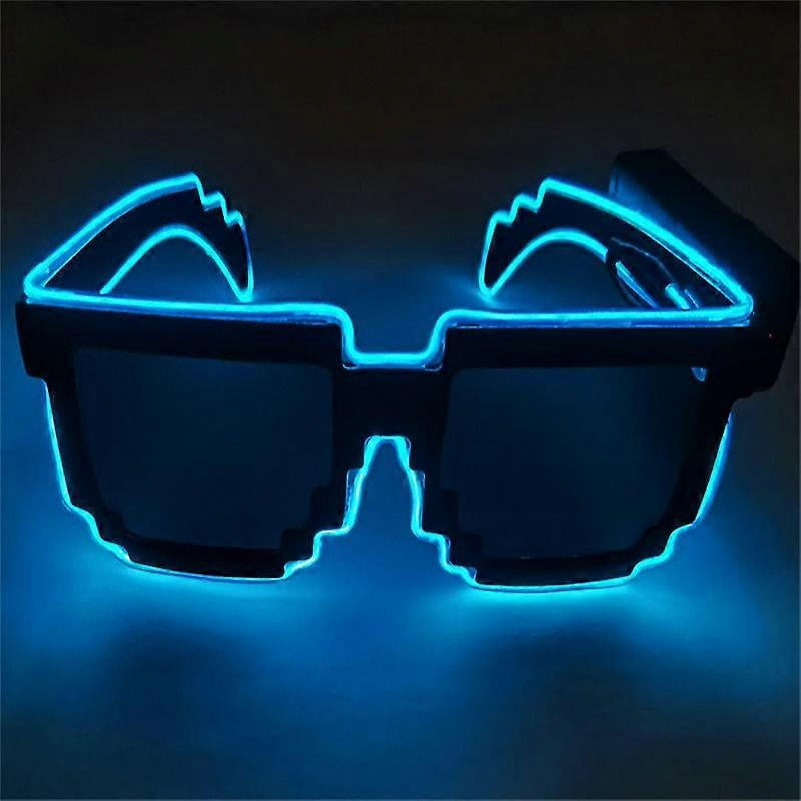 LED Visor Glasses 10 Colors Futuristic Glasses Light Up Glasses ...