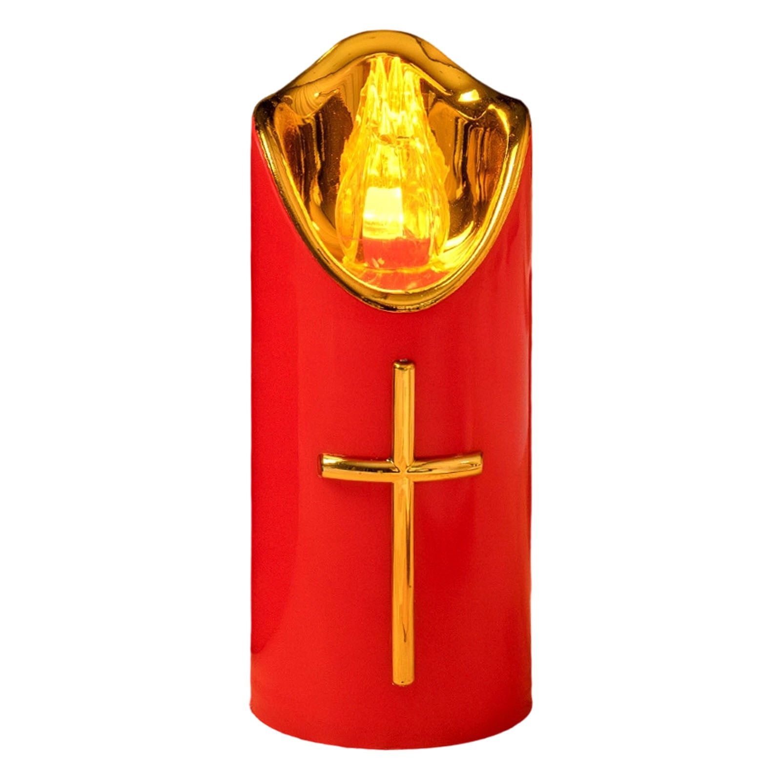 LED Votive Candle Memorial Light – Flickering Flame Effect, Long Burn ...
