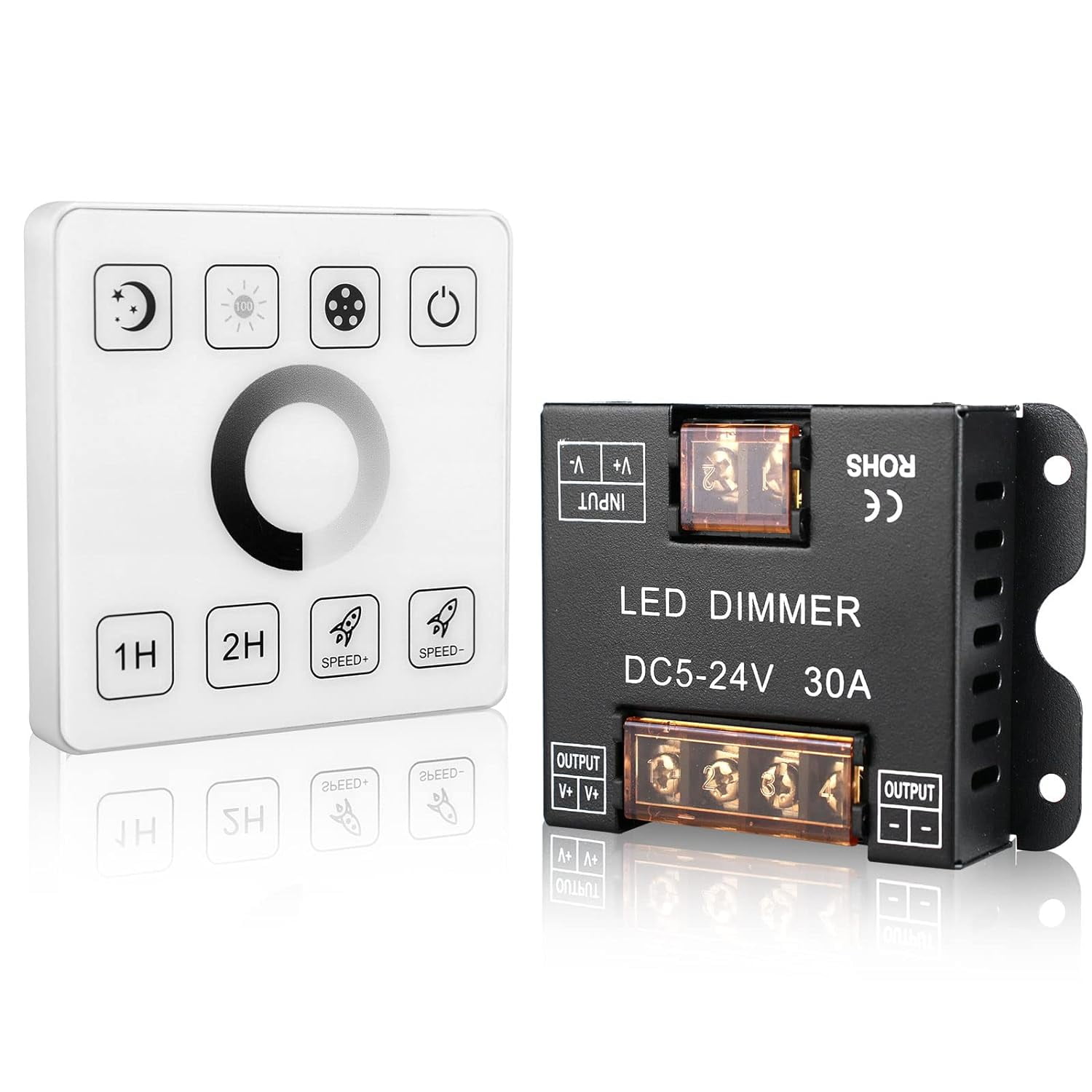 LED Wall Dimmer Switch Controller: RF Wireless LED Touch Panel Reomte ...