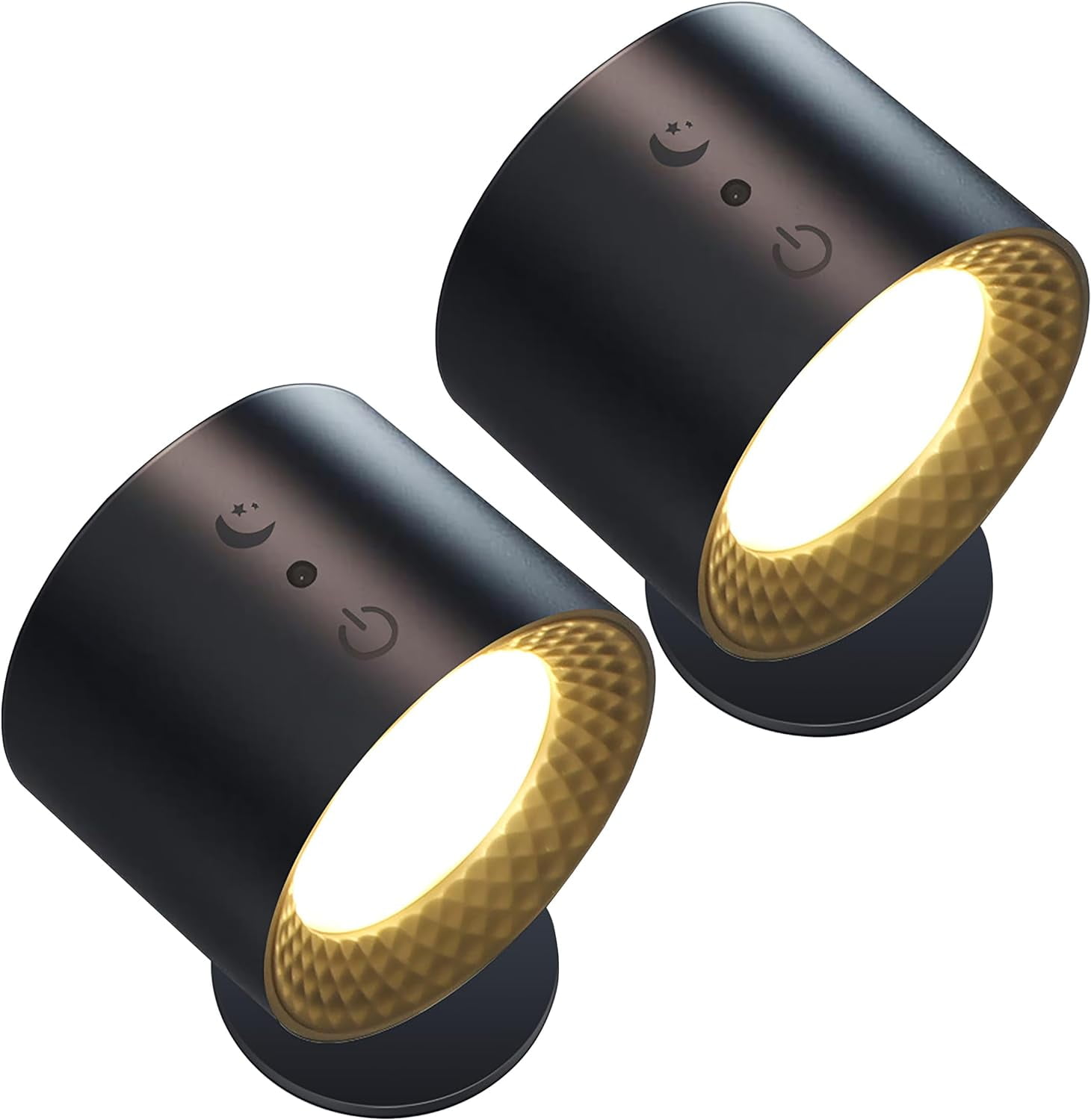 LED Wall Lamp, Wall Mount Light 360 Degrees Rotation 9 RGB Colors ...