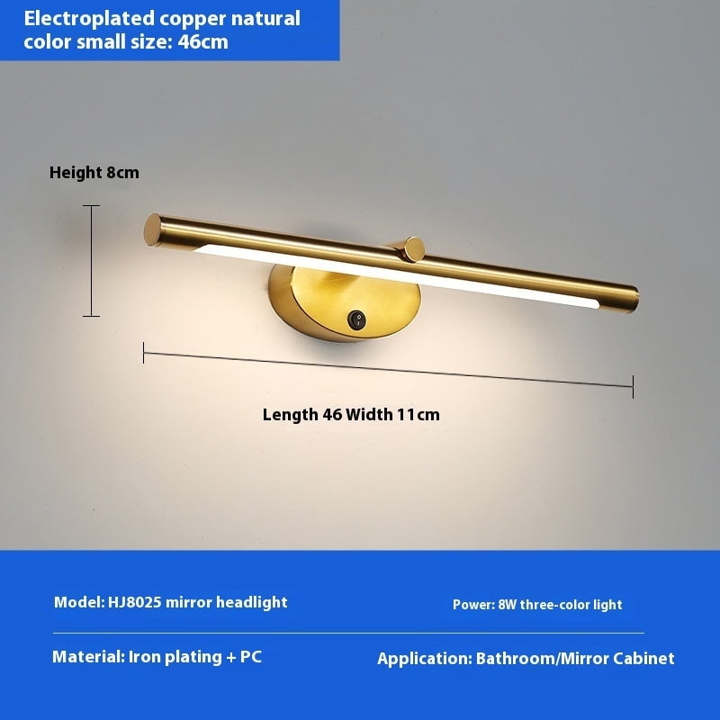 LED Wall Lamp for Bedroom Modern Bathroom Mirror Light Waterproof ...