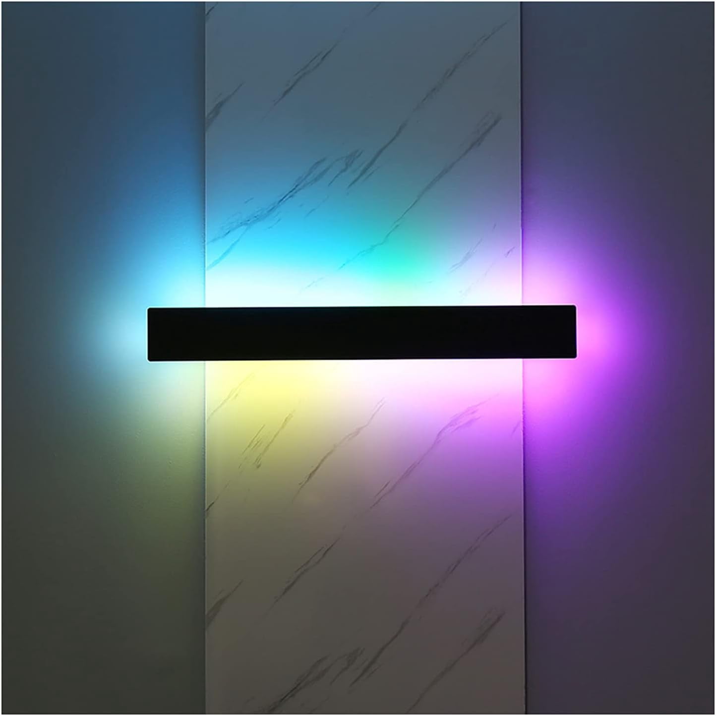 LED Wall Lamps - RGB Color Changing Mood Lighting, Dimmable LED Modern ...