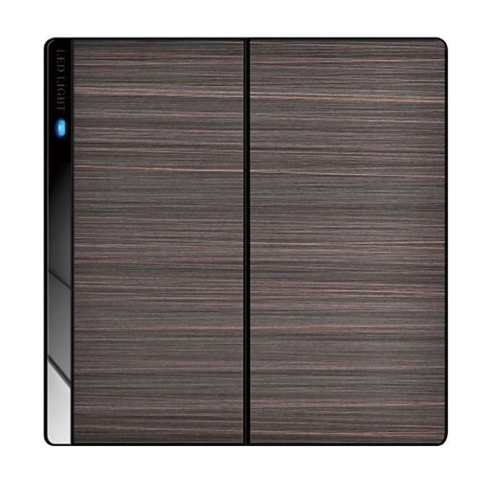 LED Wall Light Switch Rocker Switch Push Button Switch 1/2/3/4 Gang 1 ...