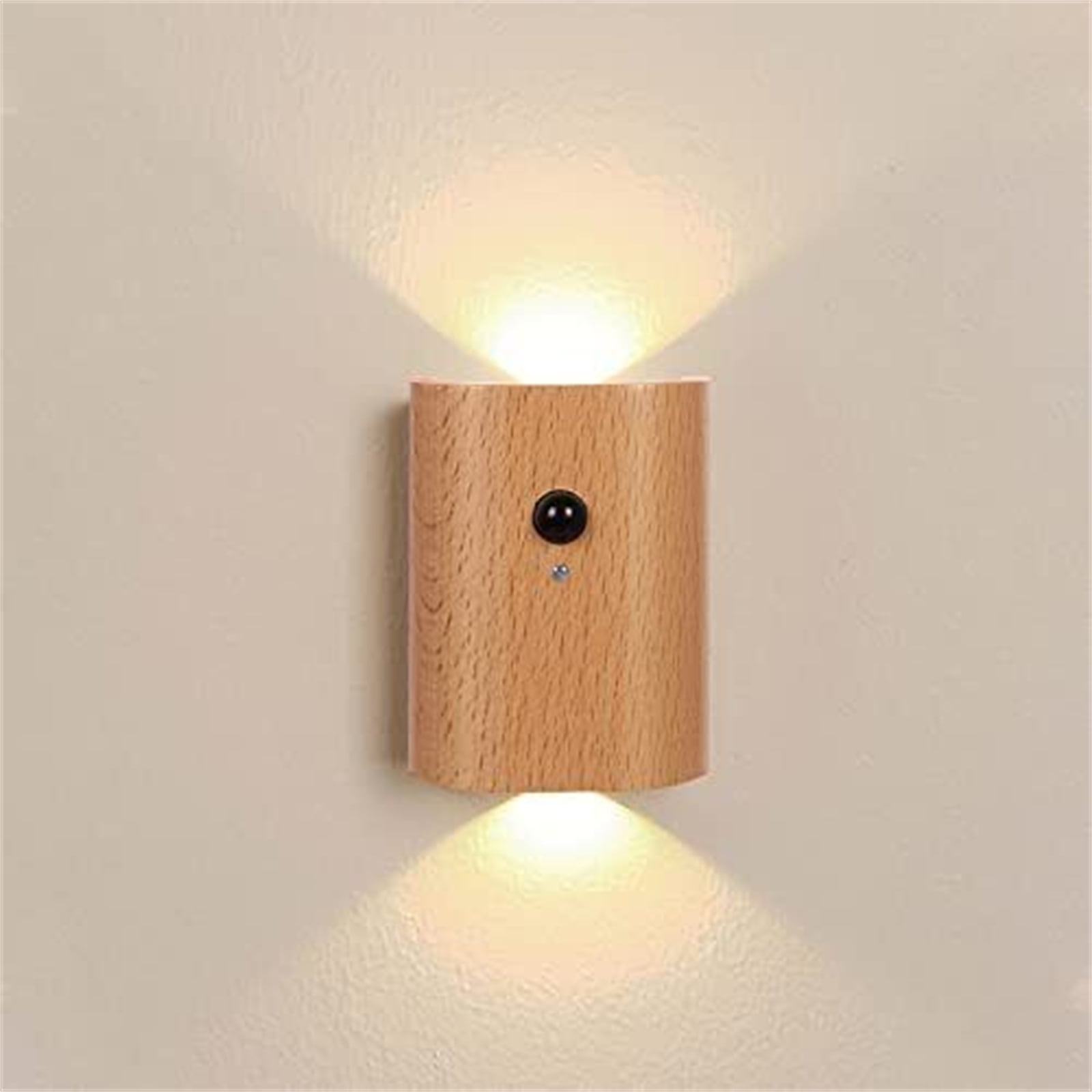 LED Wall Mounted Lamp Modern Motion Sensor Sconces, Rechargeable 500mAh ...