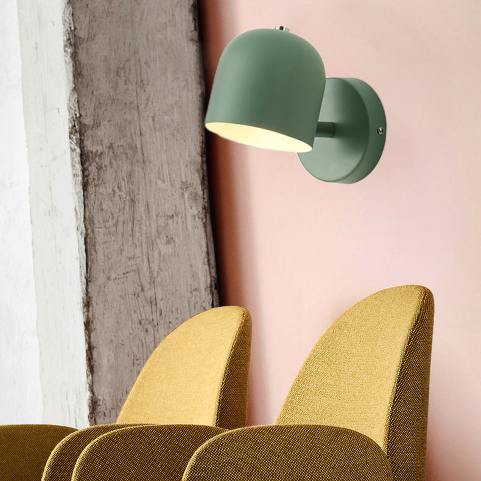 LED Wall Mounted Lights, Portable Hanging Wall Lamp, Rechargeable Round ...