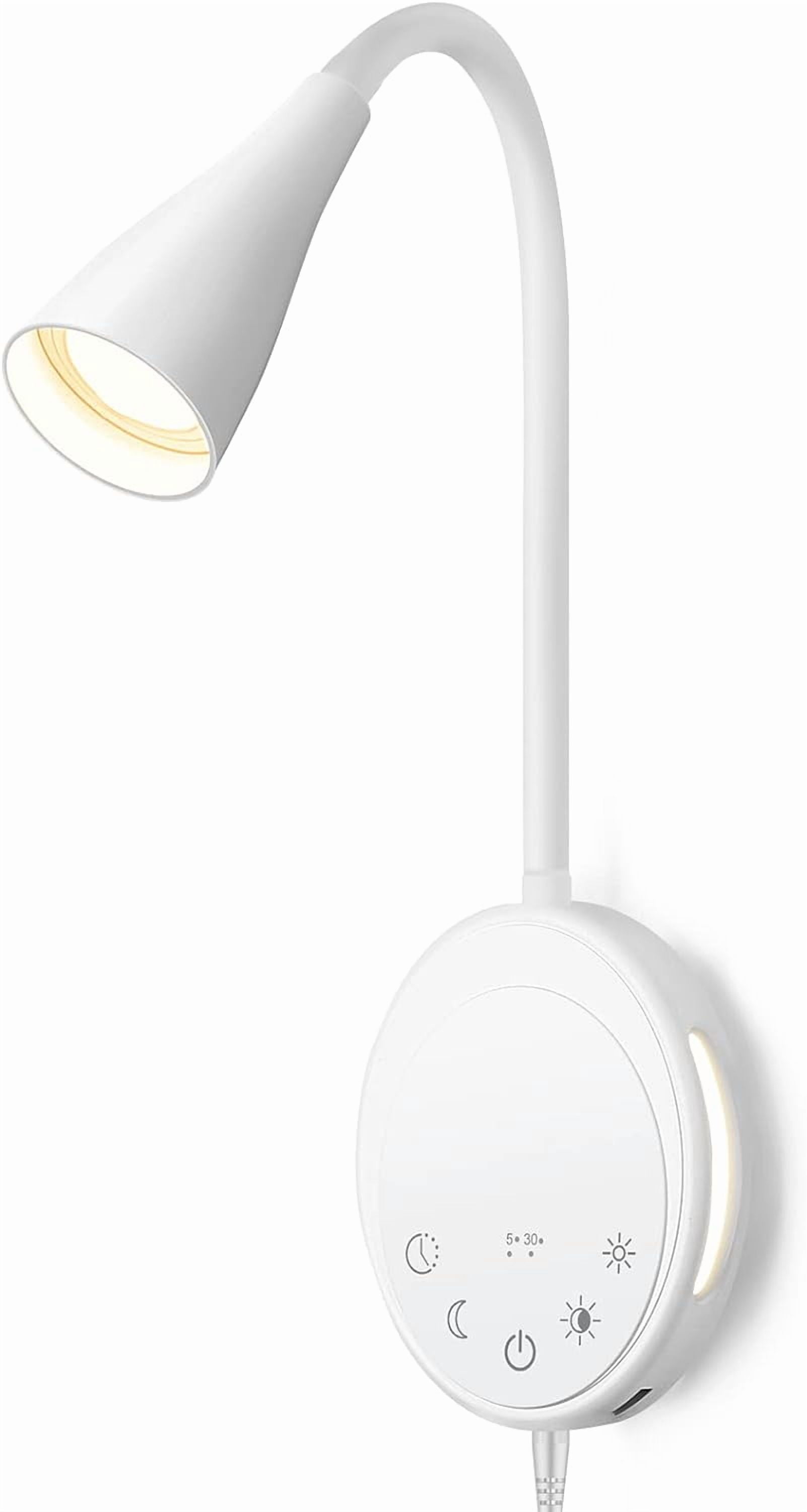 LED Wall Mounted Reading Light, Book Light for in Bed with Touch ...