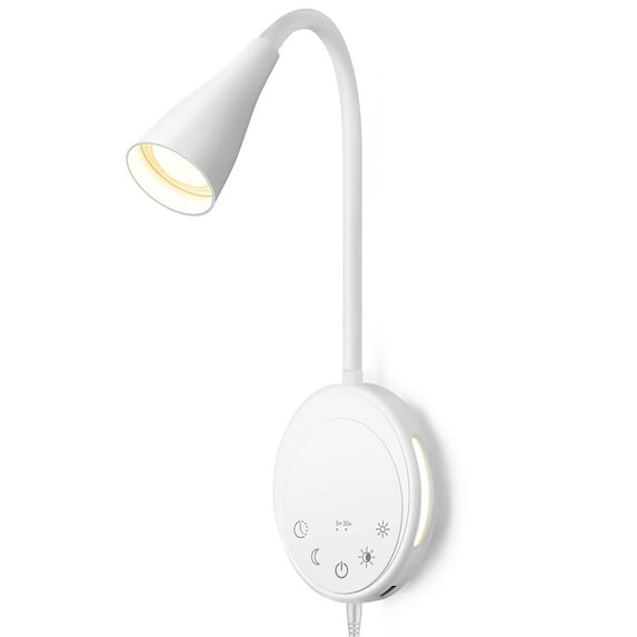 LED Wall Mounted Reading Light, Book Light for Reading in Bed with ...