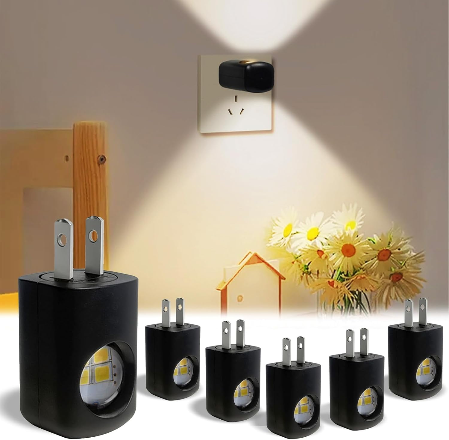 LED Wall Socket Night Light,2026 New Mini LED Night Light Plug in Wall ...