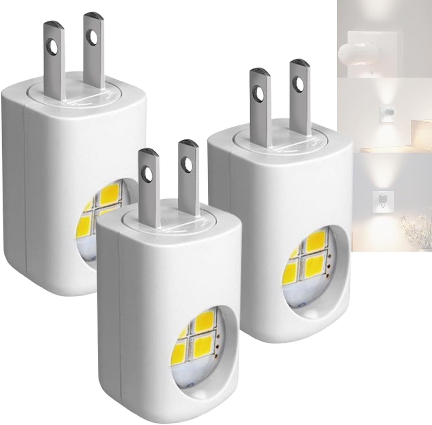 LED Wall Socket Night Light, LED Wall Socket Night Light, 360 ...