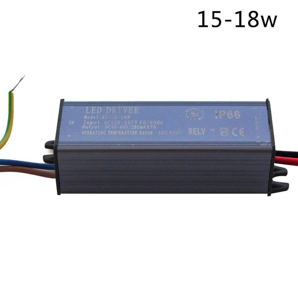 LED Waterproof Driver Flood Light Power Driver Cable Wire 15-18W ...