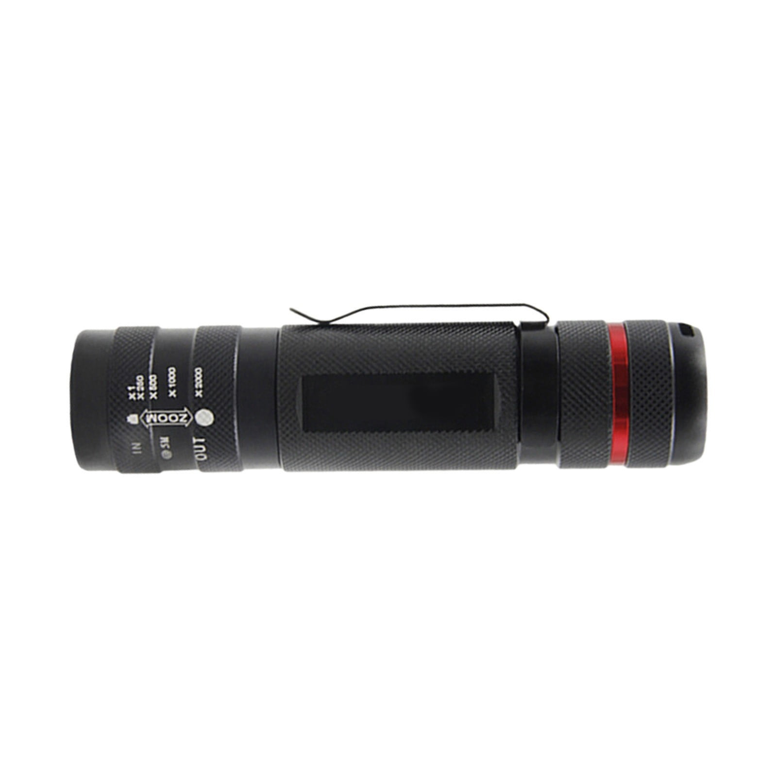 LED With Pen Clip Strong Light Torch Rechargeable Zoom Mini Outdoor ...