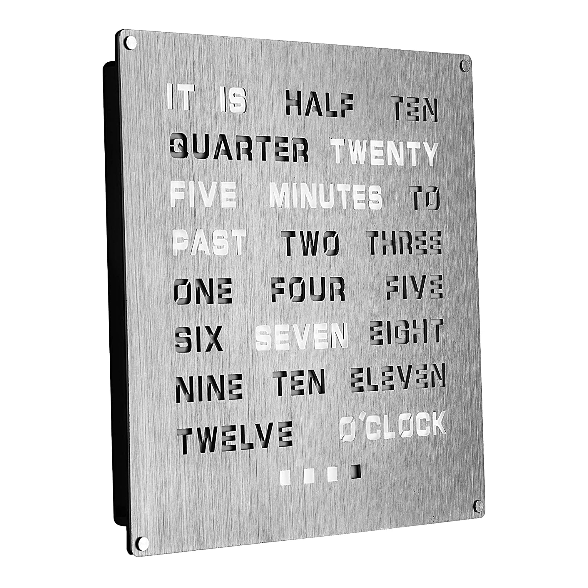 LED Word Clock By Avi Sivan - Walmart.com