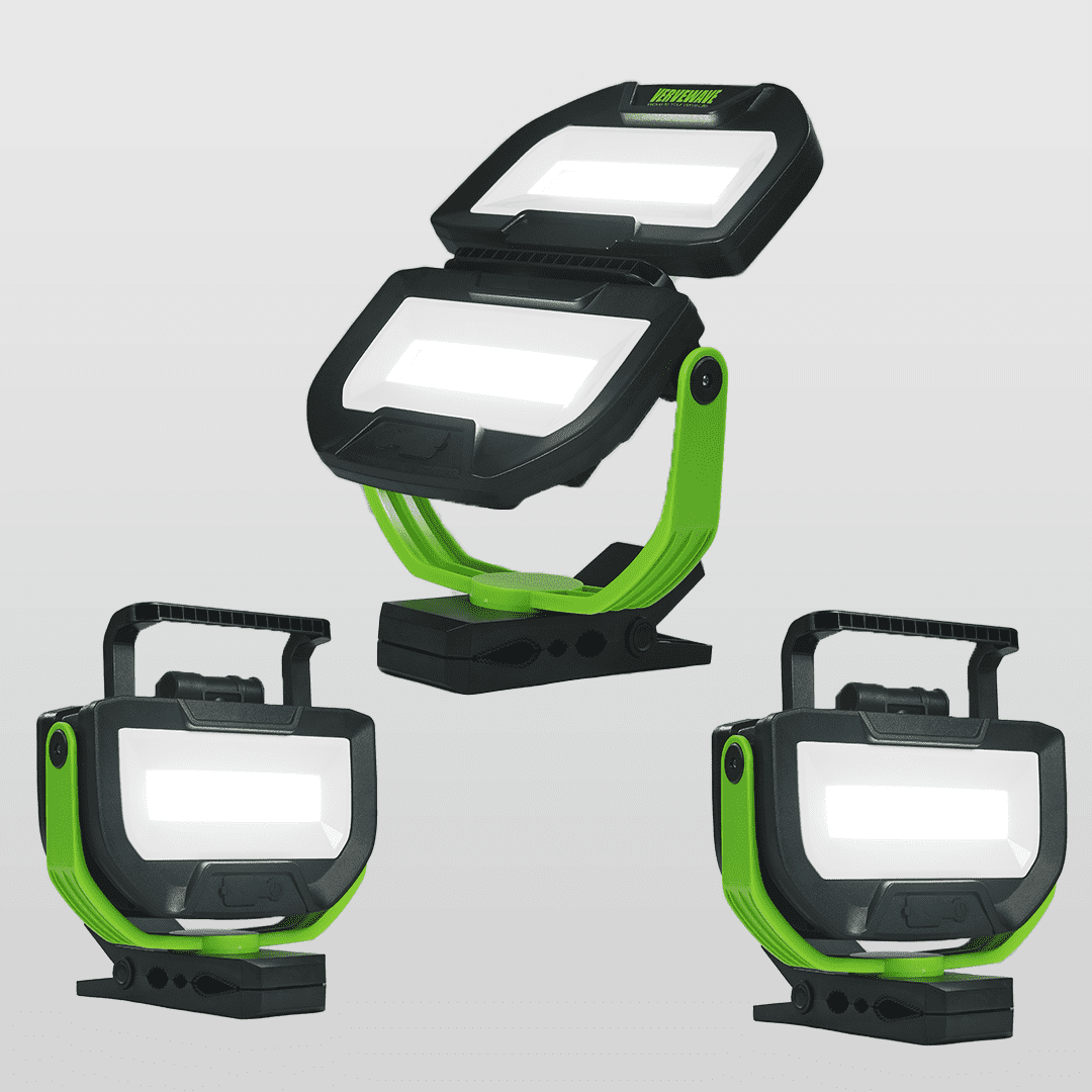LED Work Light, 2800LM LED Flood Lights, 6500K, 6000mAh Battery ...
