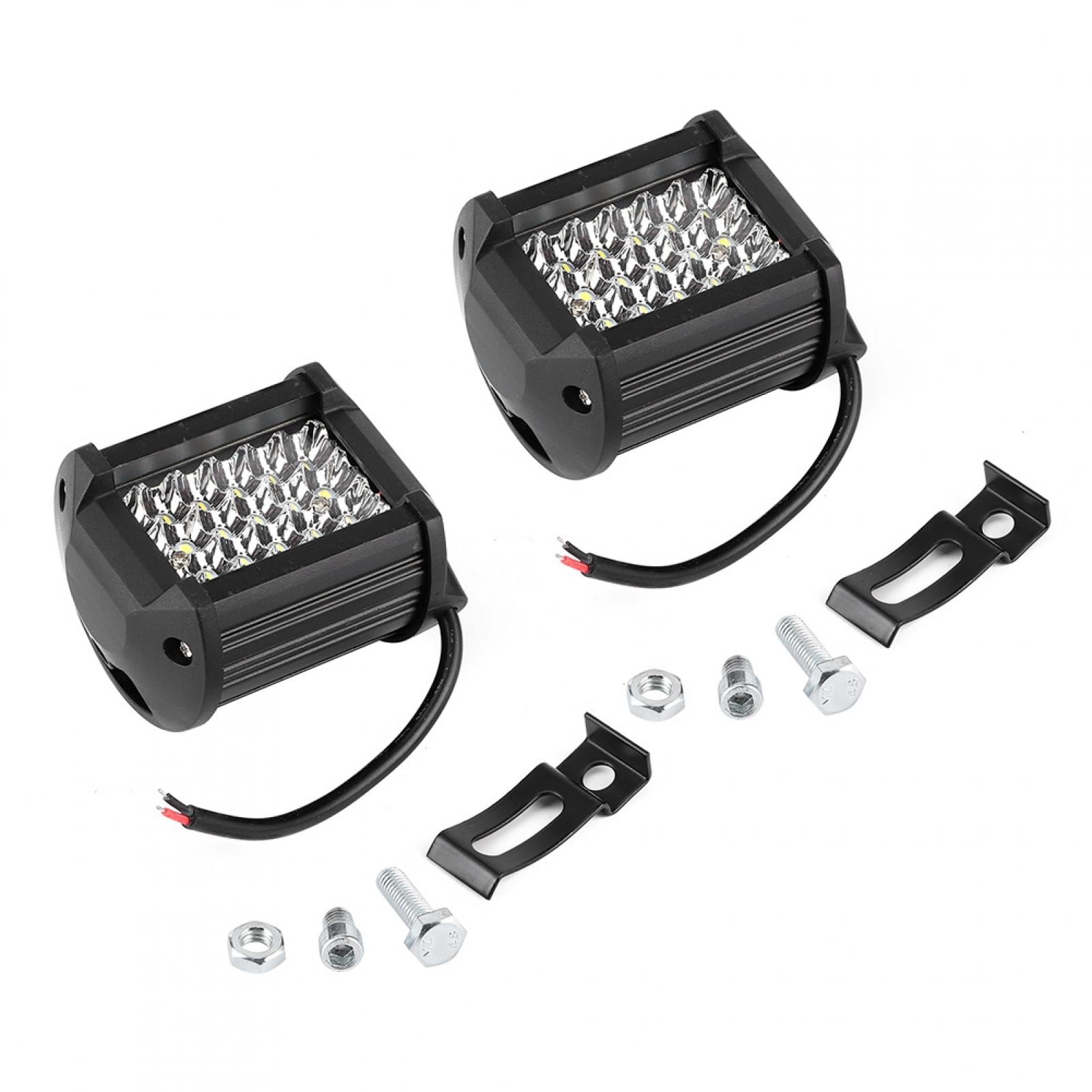 LED Work Light 72W 4in 2PCS IP67 Waterproof Spotlight for Off Road ...