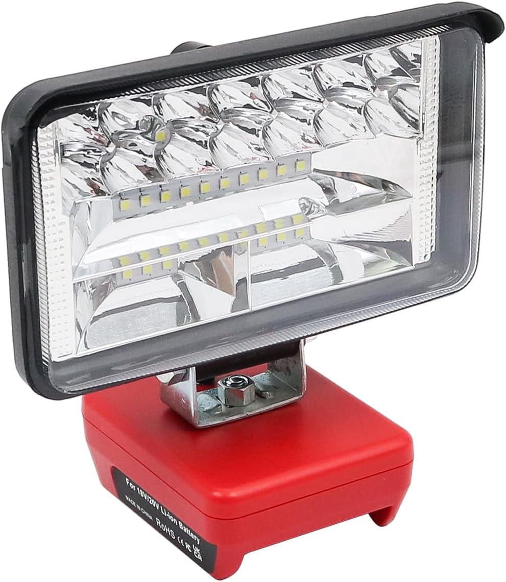 LED Work Light Compatible with Milwaukee 18W 5400ml Battery Powered ...