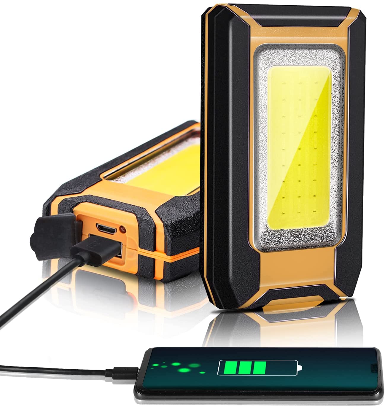 STANLEY Ultra-Bright 1200 Lumen LED Lithium-Ion Cordless Rechargeable ...