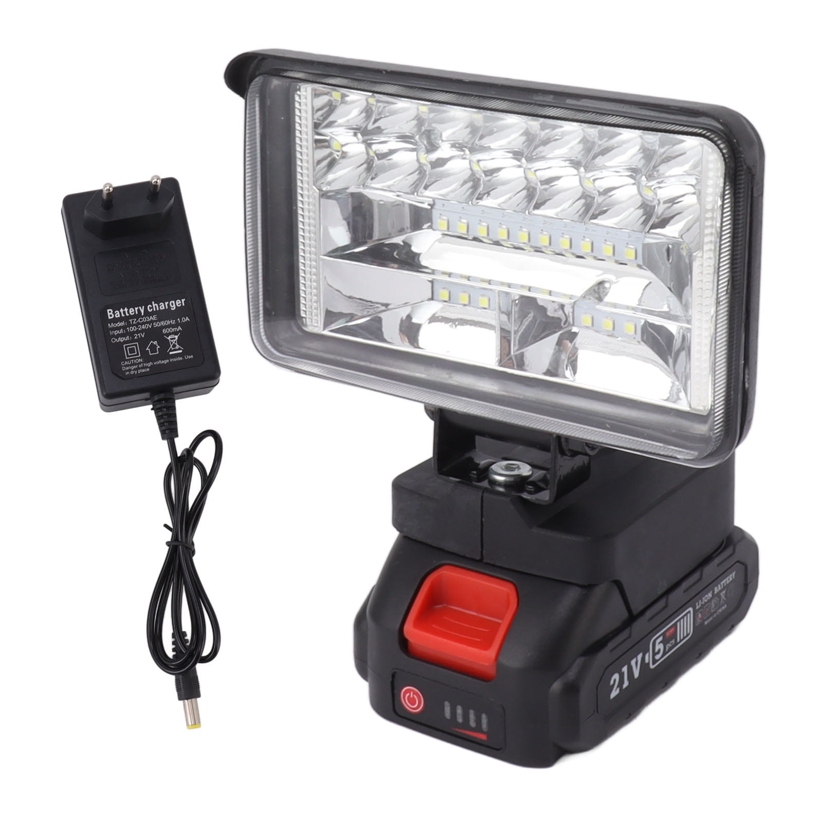 LED Work Light Super Bright Wide Range MT Interface Rotating Lamp Head ...
