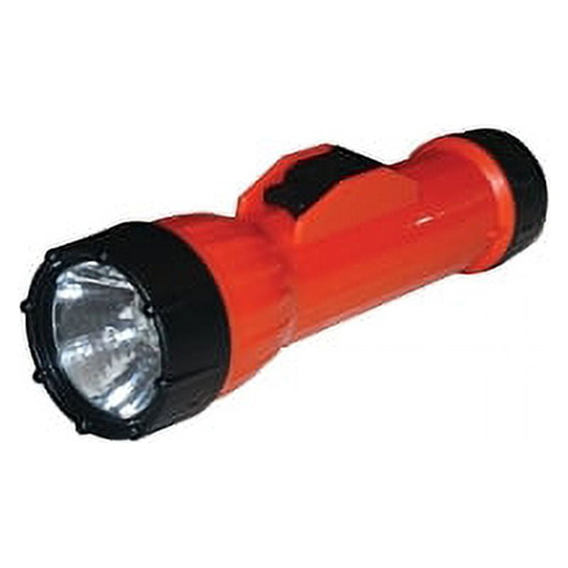 LED WorkSAFE Waterproof Flashlight, 2 D-Cell Batteries, 80 LM, Safety ...