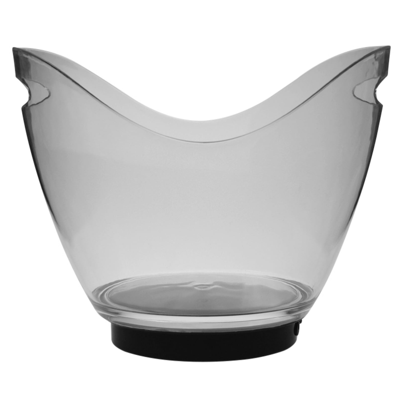 LED acrylic transparent Ice Buckets 5L Clear Plastic Ice Bucket Large ...