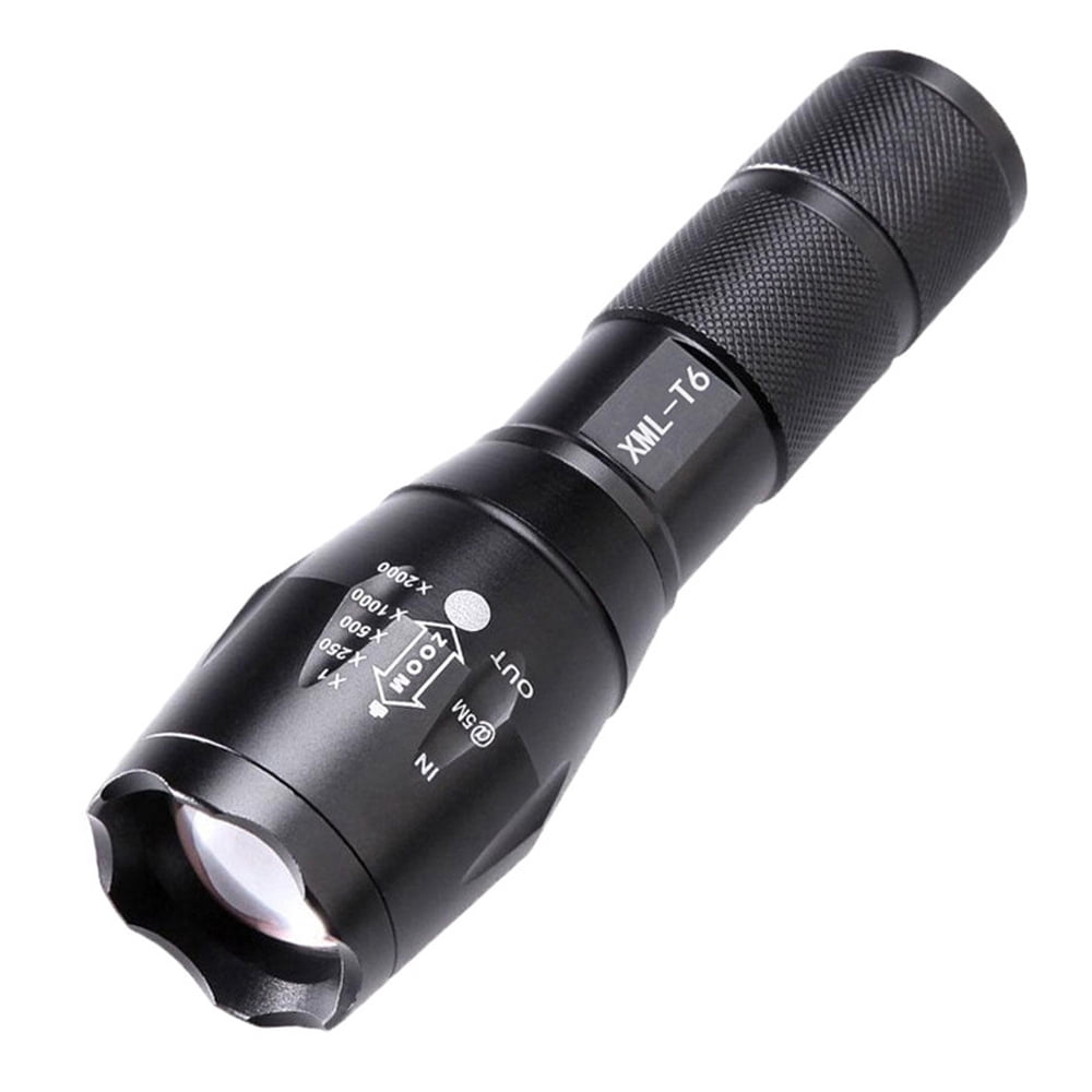LED aluminum alloy telescopic zoom flashlight - Walmart.com