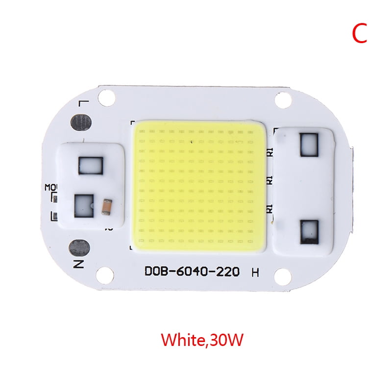 LED chip 20W 30W 50W AC 220V smart COB lamp beads LED lamp without ...
