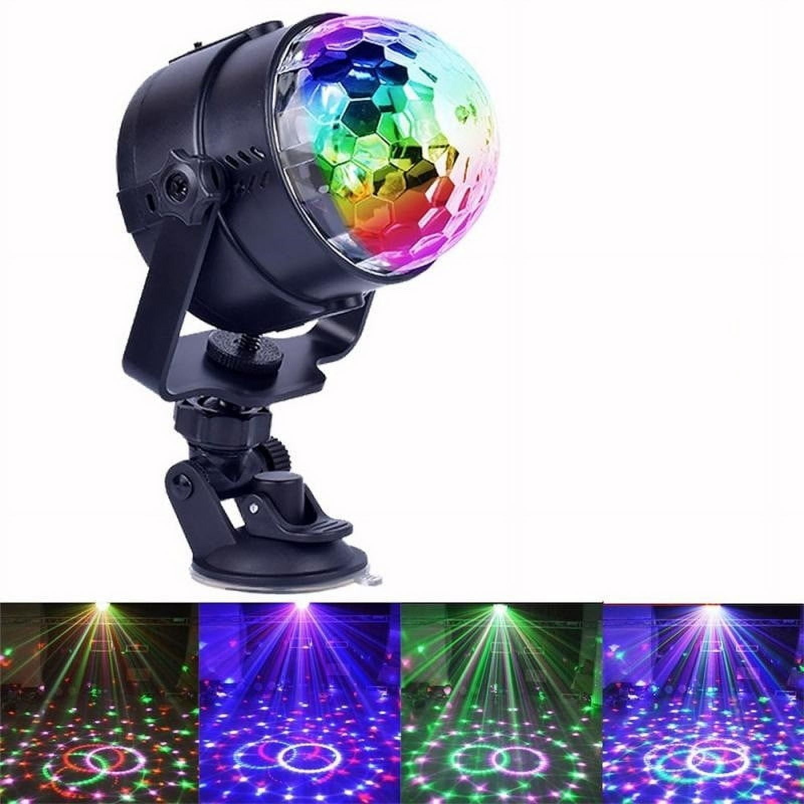 LED colorful rotating stage light 5V/USB rechargeable car atmosphere ...
