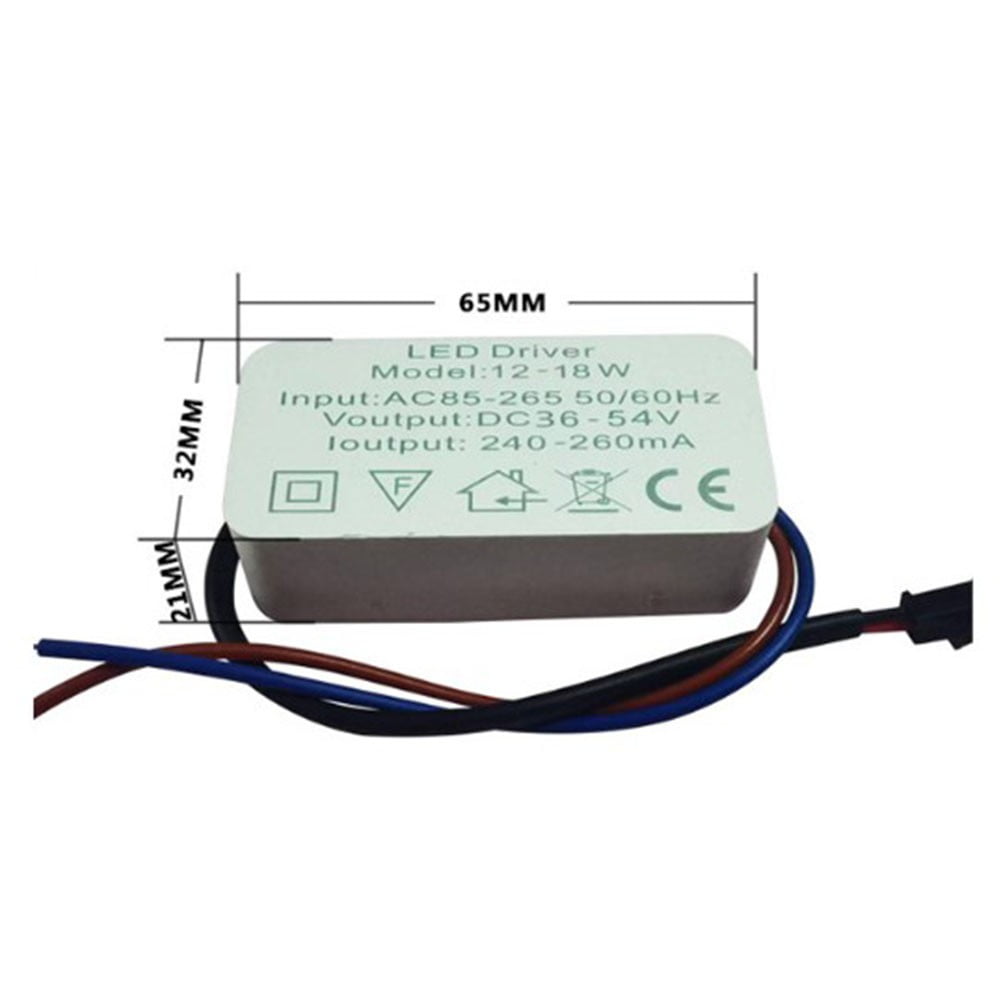LED constant current driver transformer power supply 260mA - Walmart.com