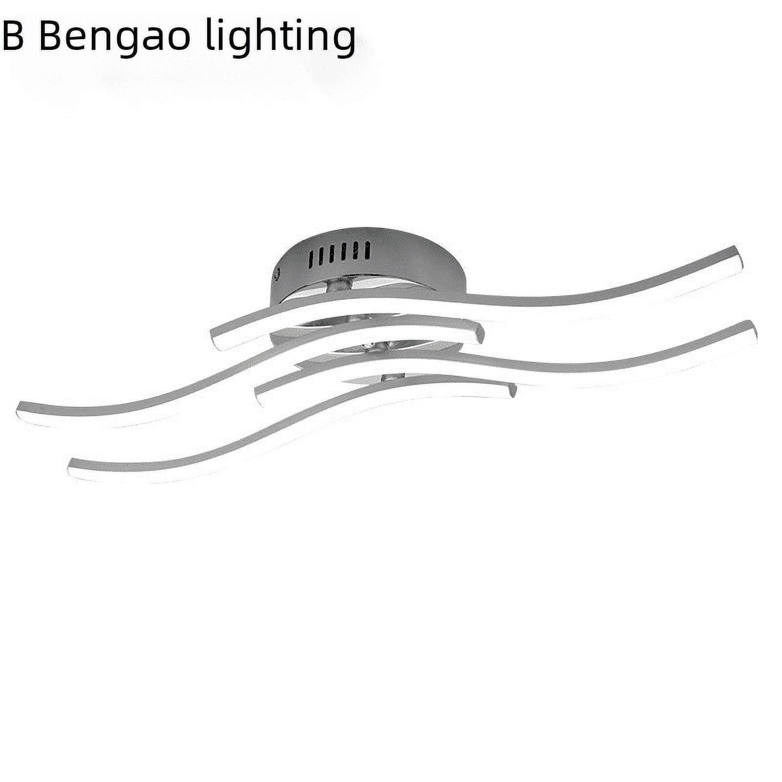 LED four wave ceiling lights living room lights wave shaped ceiling ...