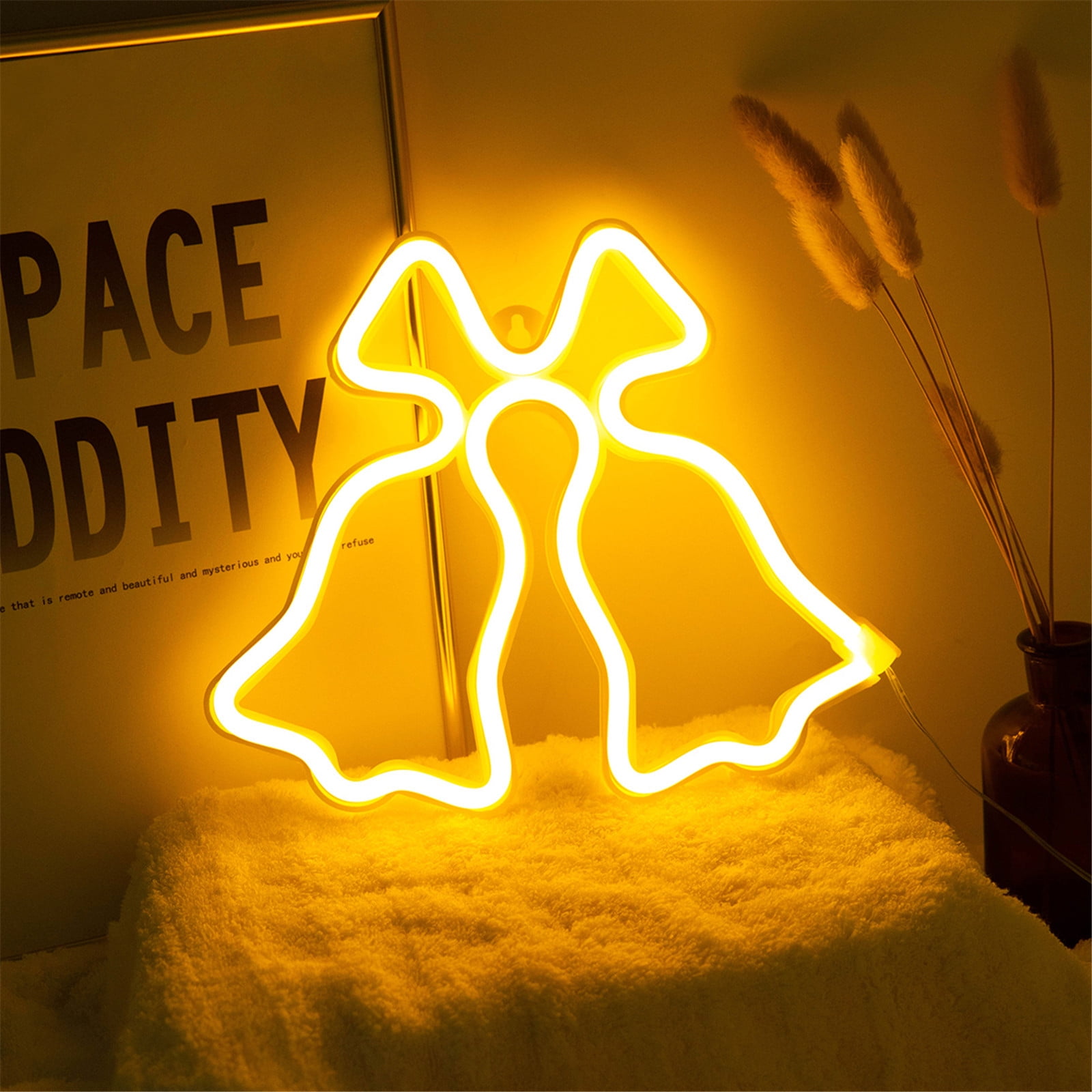 LED light,LED Neon Lights With Christmas Lights, Bells, Snowflakes ...