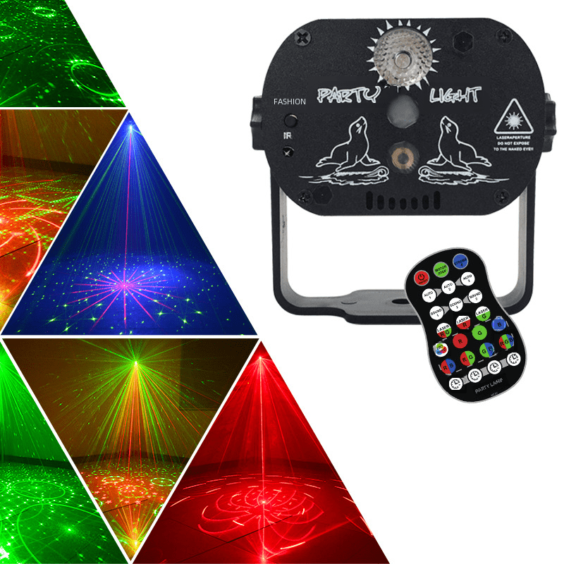 LED mini laser light ktv Sound Control flash bar laser beam USB remote ...