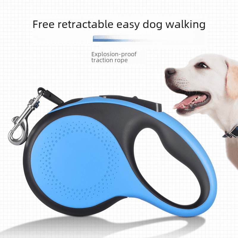 LED pet retractable leash charging flashlight pet retractor automatic ...
