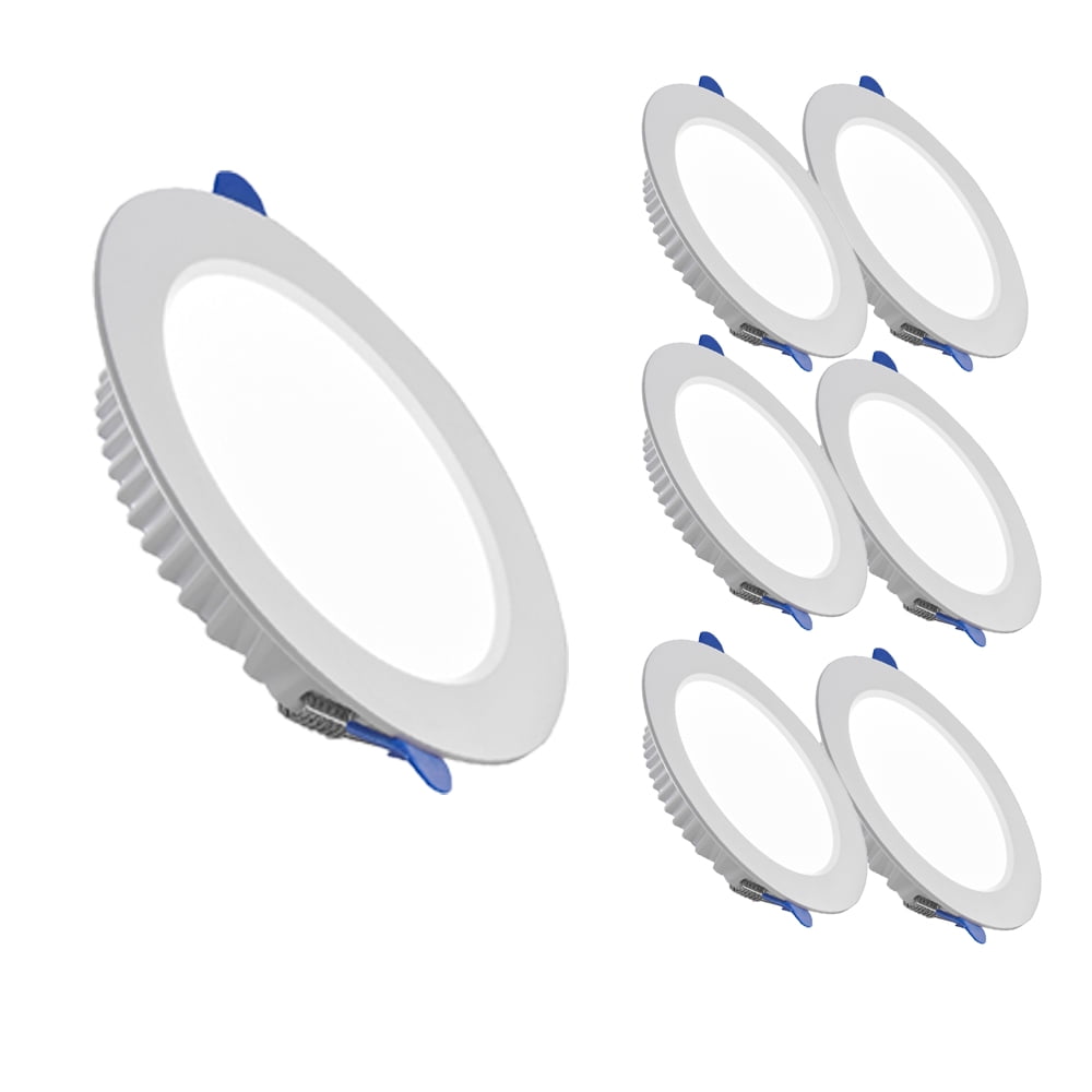 LED recessed spotlight LED spotlight dimmable 9 W bathroom recessed ...