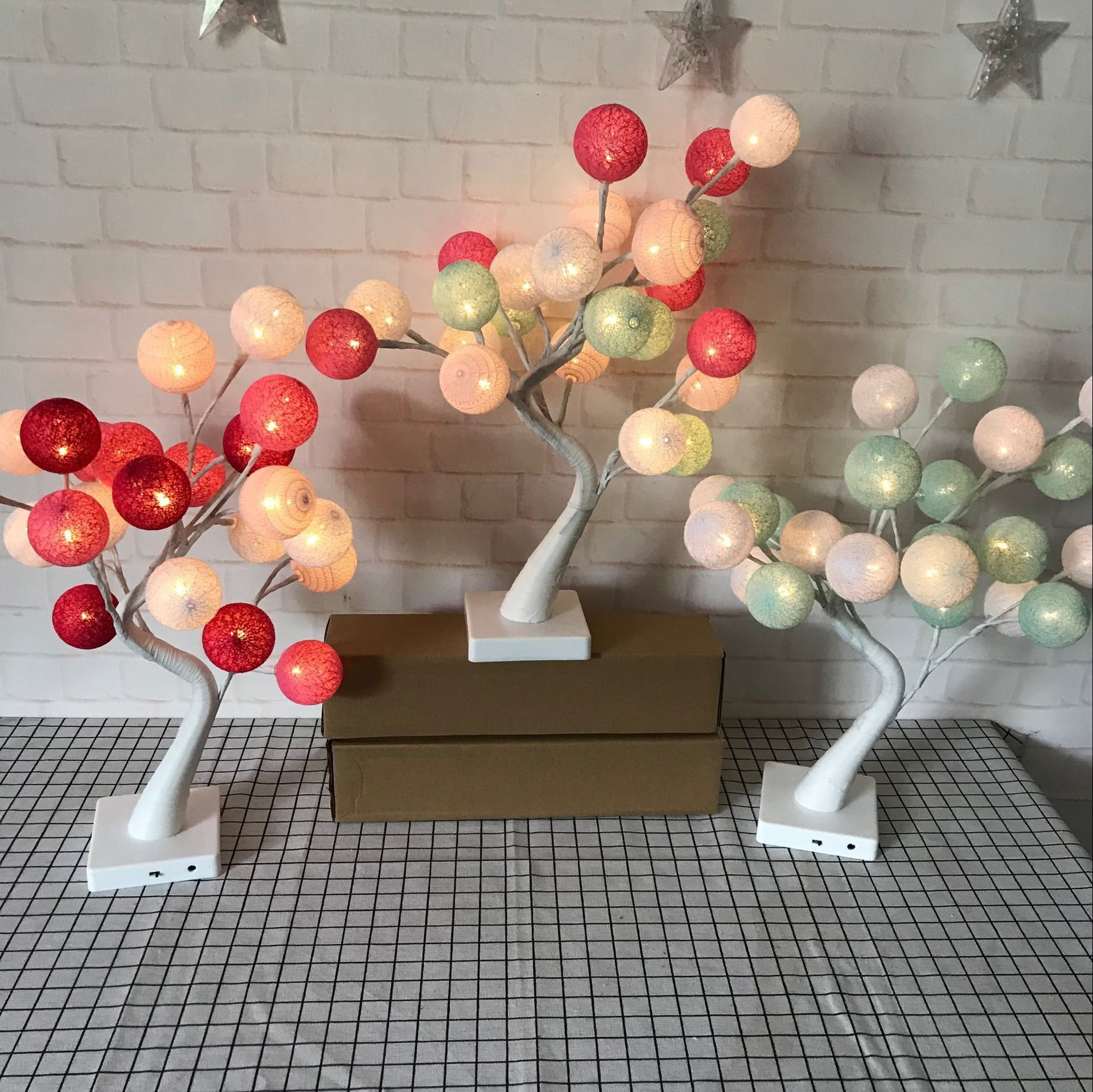 LED shape neon light room decoration night light led cotton ball small ...